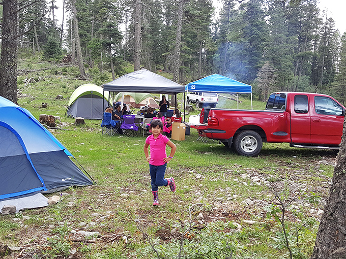 Family camping in Cloudcroft proves that nature's entertainment package beats any resort amenity &ndash; complete with pine-scented air conditioning and starlight shows.
