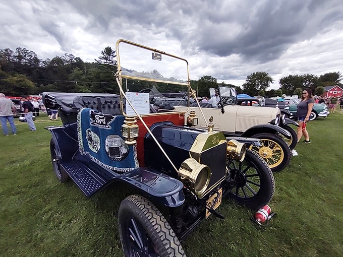Vintage automobiles gleaming in the afternoon sun&mdash;mechanical time machines that transport you to America's golden age.