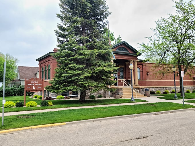 Redfield's Carnegie Library stands as proudly today as when it first opened, proving that good architecture and good books never go out of style.