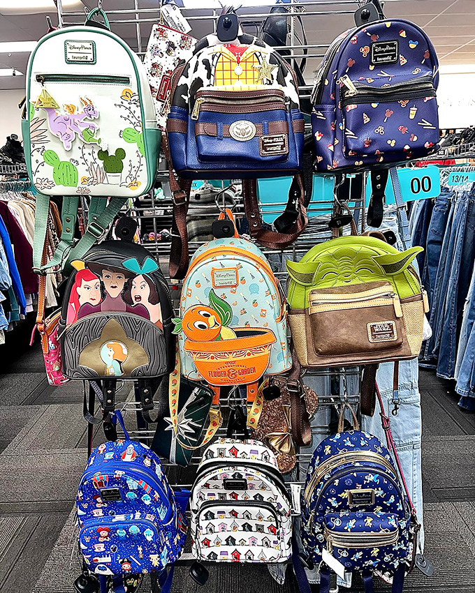 Theme park merchandise without theme park prices. These character backpacks let you carry a bit of Disney magic without the magical disappearance of your savings.