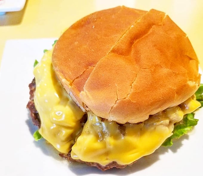 Behold the monument to Wisconsin dairy excellence! That's not just melted cheese creating that golden cascade&mdash;it's butter performing its delicious destiny atop sirloin perfection.