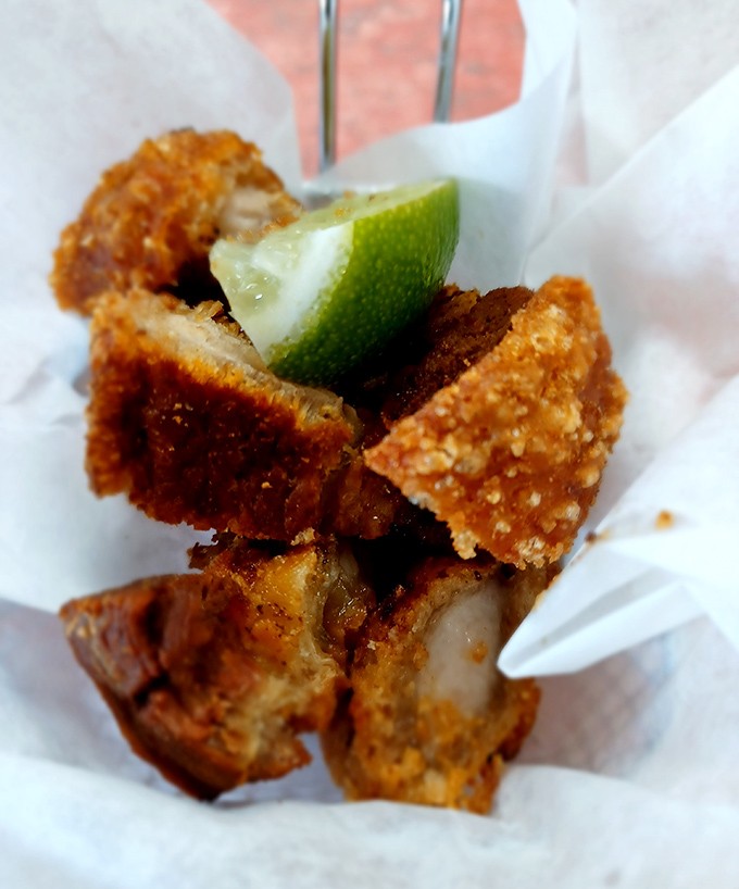 Golden-brown chicharrones with a squeeze of lime&mdash;the potato chip's sophisticated cousin that went to culinary school and graduated with honors.