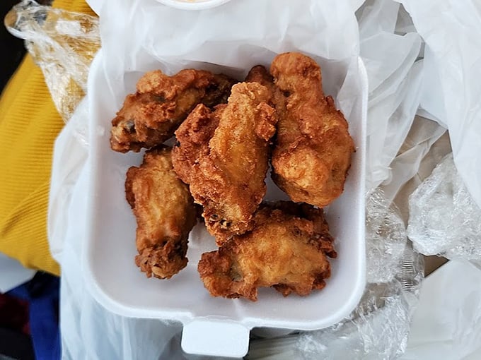 Golden-fried chicken wings that don't need fancy plating to announce their greatness &ndash; the kind that make you forget table manners exist.
