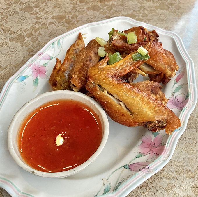 These wings aren't just good—they're life-changing. Crispy, sticky, sweet, and savory, they're what would happen if a culinary genius decided to reinvent perfection.