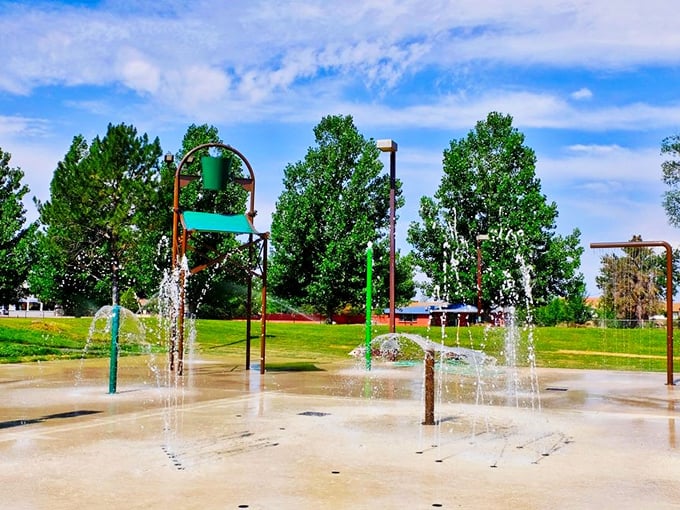 Who needs expensive water parks? Snowflake's splash pad offers summer fun that costs nothing but creates priceless memories for local families.