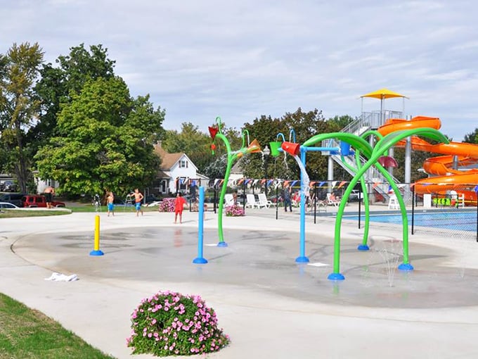 Splash pads: where kids experience pure joy and parents experience the miracle of free entertainment. Logansport knows how to keep summers cool.