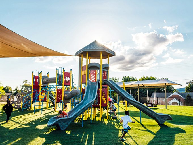 Where childhood still happens the old-fashioned way&mdash;outdoors, with actual slides and swings instead of swiping and scrolling.