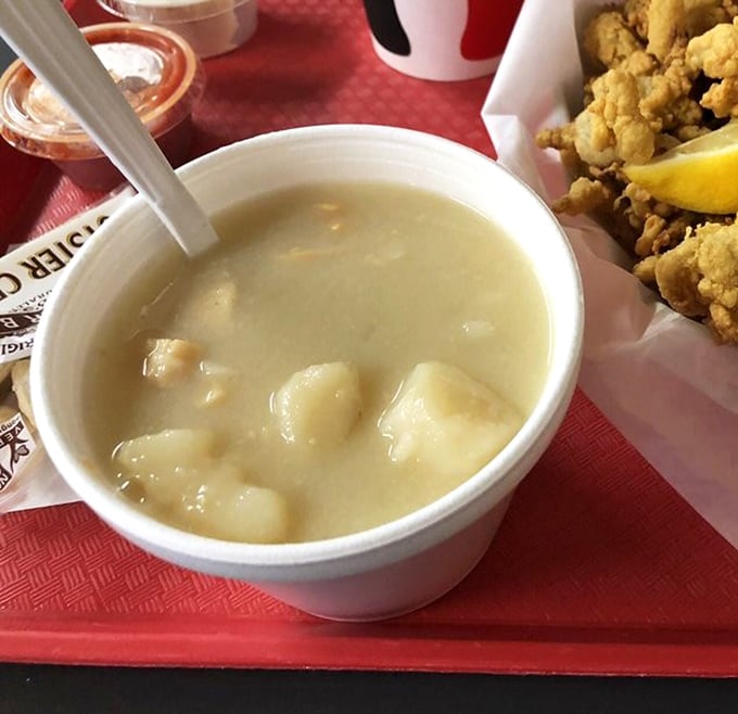New England in a bowl&mdash;this clam chowder doesn't need fancy credentials when it tastes like the ocean's greatest hits album. 