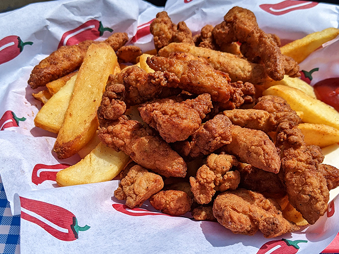 Golden-fried clam strips and perfectly cooked fries&mdash;a coastal classic that makes you wonder why inland restaurants even bother trying to compete.