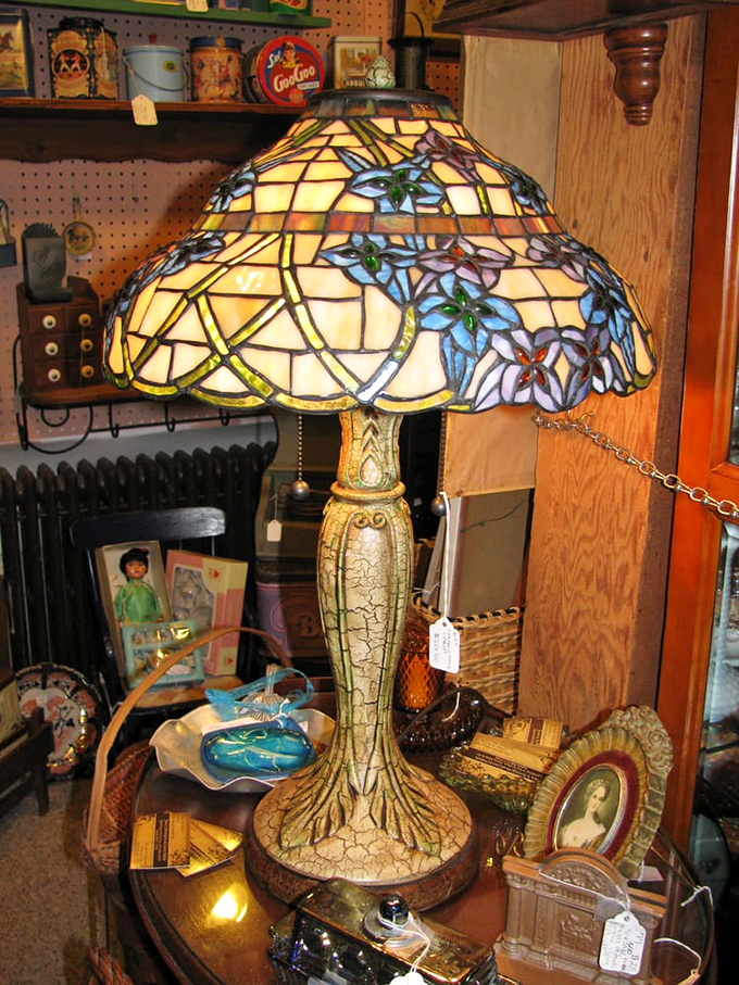 This Tiffany-style lamp proves your grandmother's taste was actually cooler than anything at West Elm could ever be.