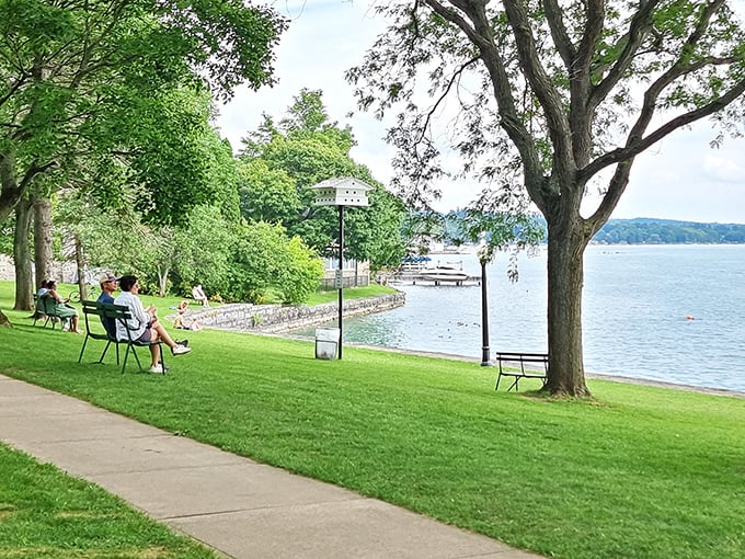 Clift Park offers front-row seats to nature's greatest show&mdash;the serene lake view that changes with each passing cloud and season.