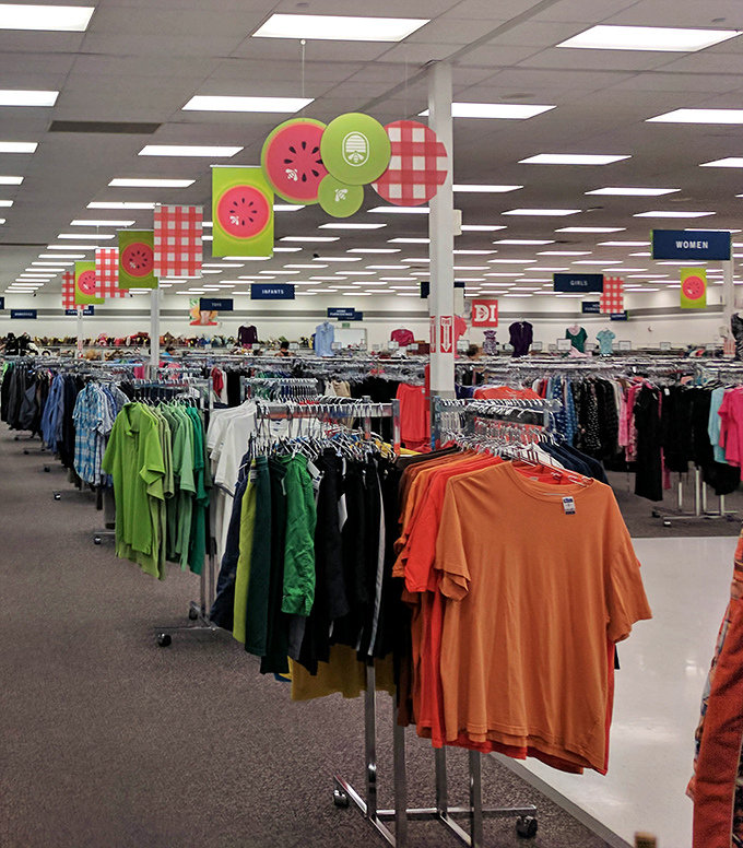 Fashion democracy in action! From vibrant summer tops to cozy winter layers, the clothing section offers style options for every body and budget.