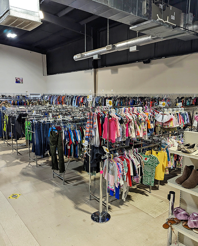 Not just clothes&mdash;stories hanging on metal racks. Each garment represents someone's past waiting to become part of your future wardrobe revolution.