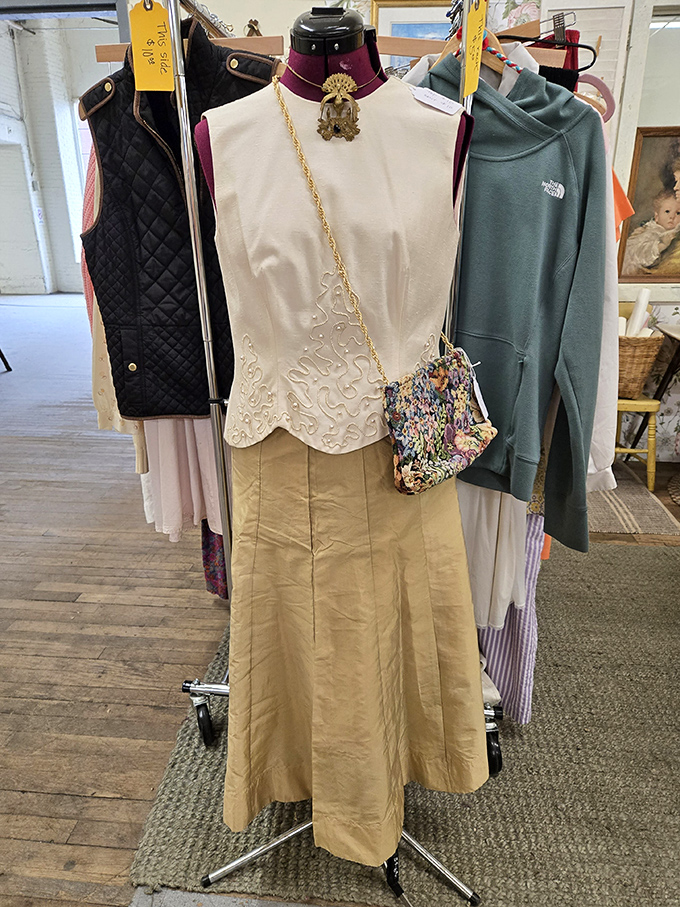 Fashion that's survived the decades deserves a second chance. That embroidered cream blouse has probably seen more interesting dinner parties than most of us.