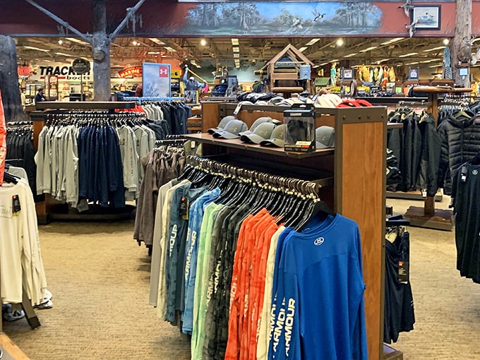 When Bass Pro Shops meets organized retail therapy, even non-outdoorsy types start contemplating their camping future with surprising enthusiasm.