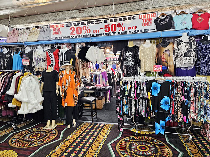 Fashion hunters rejoice! This clothing booth offers everything from casual wear to statement pieces that'll have friends asking, "Where did you get that?"