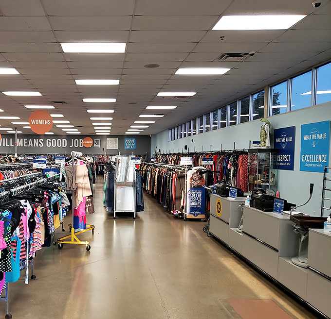 Clean, bright, and organized&mdash;three words you don't usually associate with thrift stores, but here we are.