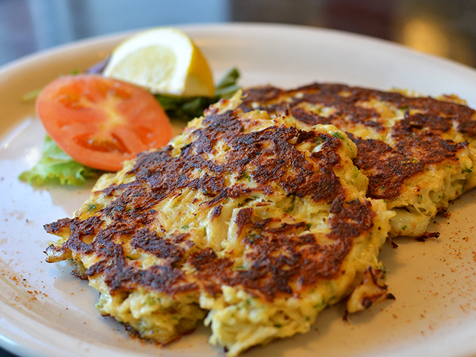 Golden-brown crab cakes that are more crab than cake&mdash;the way the seafood gods intended when they blessed the Chesapeake.