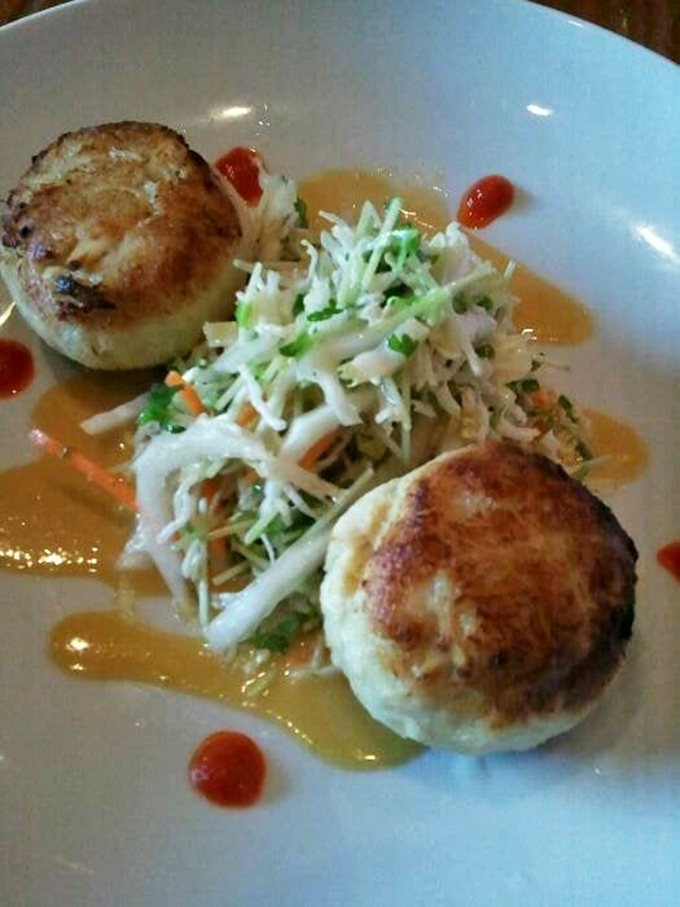 Golden-brown perfection! These crab cakes are what seafood dreams are made of &ndash; almost entirely jumbo lump meat with barely enough binding to hold the magic together.