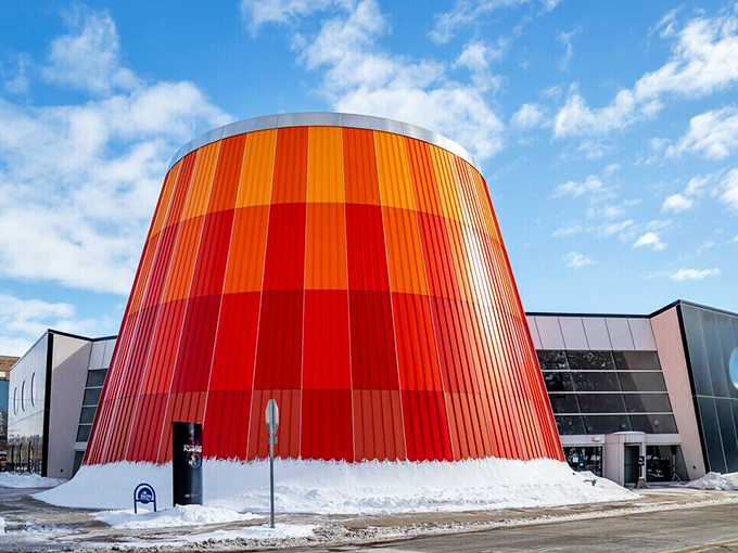 The Delta College Planetarium isn't just eye-catching architecture&mdash;it's where retirees can contemplate the cosmos without getting a neck cramp.
