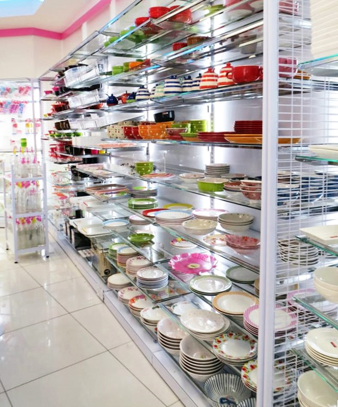 Dishware heaven awaits with patterns ranging from minimalist zen to "grandma's fancy china" but at prices that won't induce panic attacks.