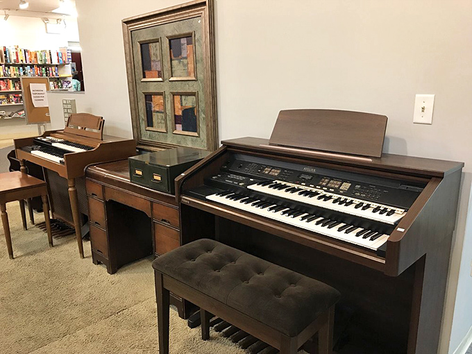 These electronic organs await musicians ready to bring church basement vibes to their living rooms.