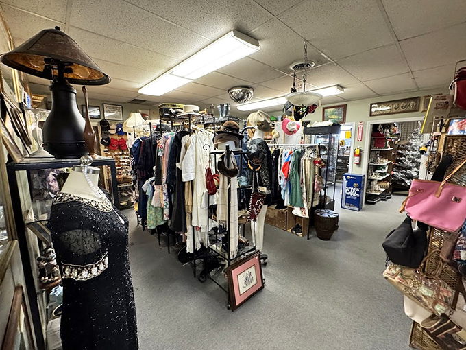 The vintage clothing section offers everything from flapper dresses to disco shirts&mdash;your next Halloween costume or signature style awaits.