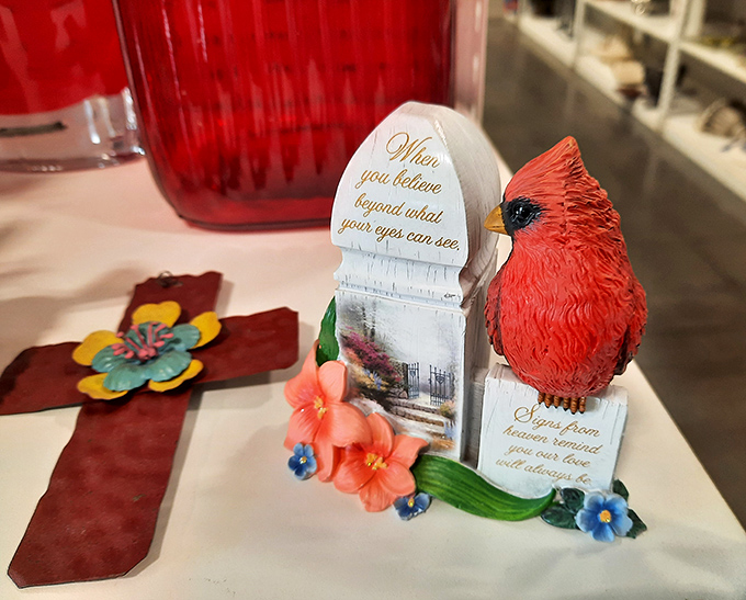 Cardinal figurines and inspirational d&eacute;cor&mdash;the ultimate Minnesota grandma collection. These charming knickknacks are ready for their second act on your shelf.