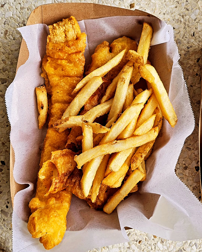 Golden-battered perfection meets crispy fries &ndash; this is what your Friday fish fry dreams are made of.
