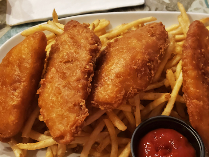 Golden, crispy, and perfectly fried &ndash; these fish and chips prove that landlocked Ohio knows a thing or two about seafood excellence.