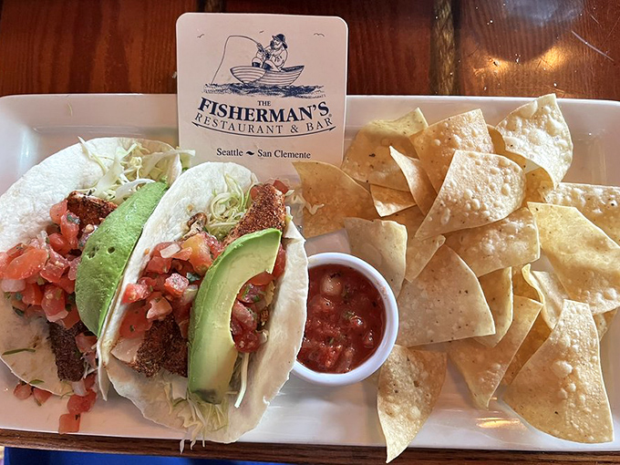 These fish tacos aren't just food&mdash;they're an edible postcard from paradise. Fresh fish, vibrant pico de gallo, and creamy avocado create the holy trinity of taco perfection.