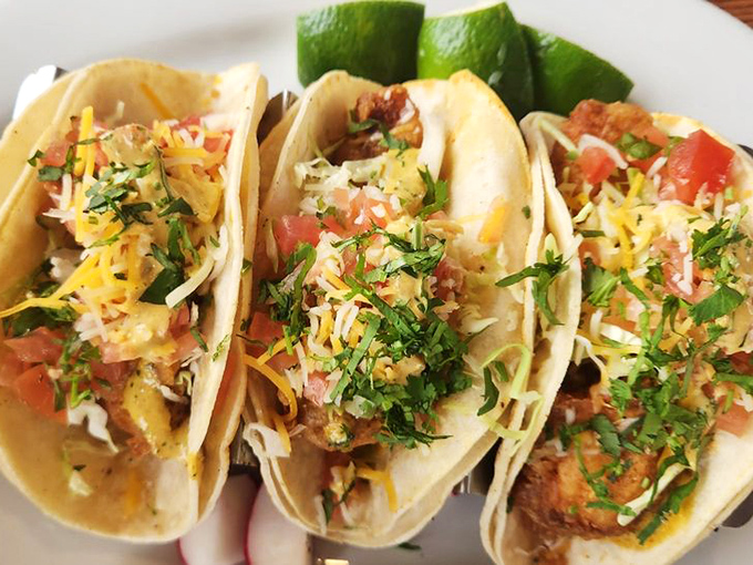 These fish tacos aren't just a meal&mdash;they're a California dream on a plate, bursting with fresh flavors and topped with vibrant cilantro.