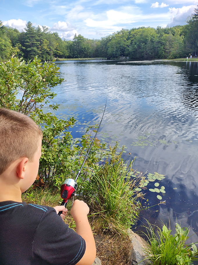 Nothing captures childhood wonder quite like a fishing pole, a peaceful pond, and the eternal hope that something's about to bite.