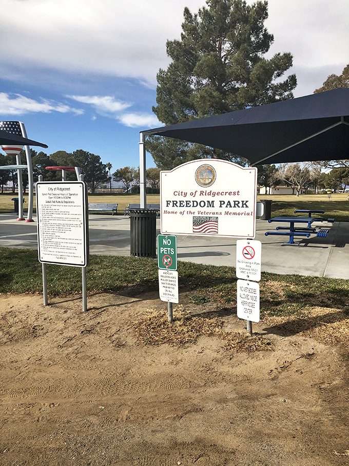 Freedom Park lives up to its name with spacious grounds and a touching veterans memorial&mdash;small-town patriotism at its most genuine.