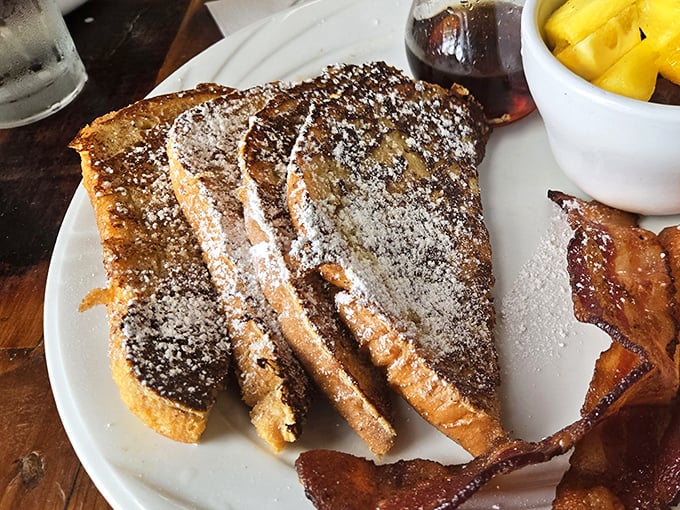 The French toast that launched a thousand return visits &ndash; golden, custardy perfection that makes breakfast feel like a special occasion.