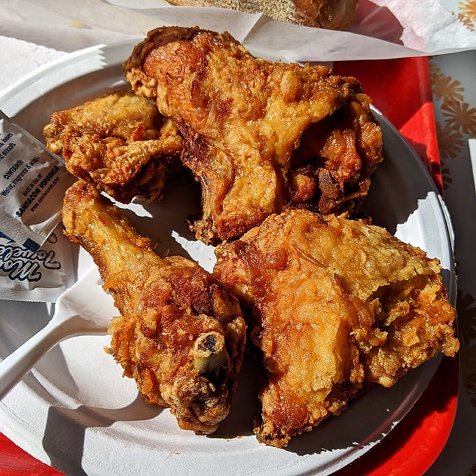 Golden-brown perfection that makes you want to skip the fork and dive in with your hands. This chicken isn't just cooked&mdash;it's transformed.