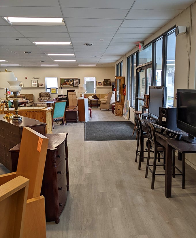 Not your grandmother's hand-me-downs! LISTEN's furniture section showcases quality pieces waiting for their second act in your living room.