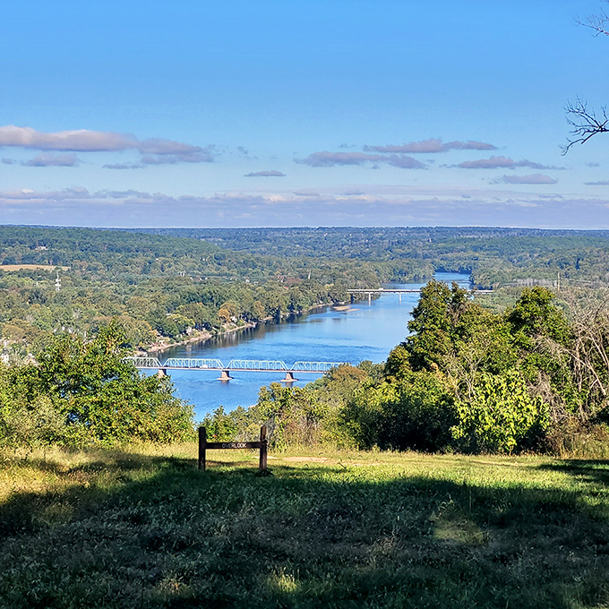 That view could make even the most devoted couch potato consider taking up hiking &ndash; almost.