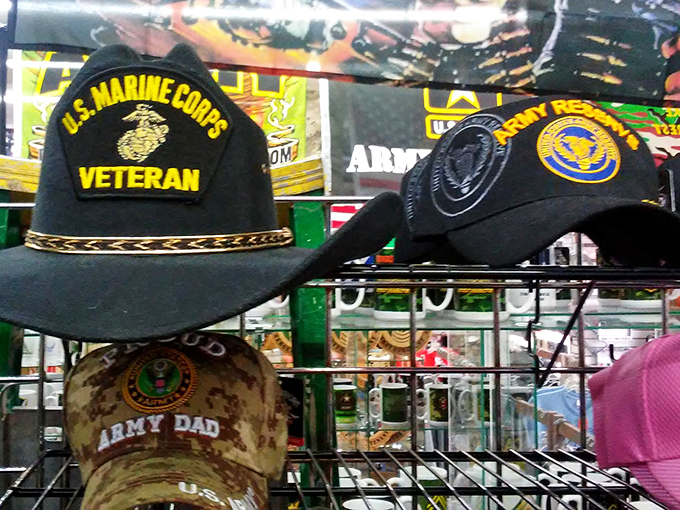 Military pride on display. These aren't just hats&mdash;they're wearable salutes to service, perfect for sun protection with a side of patriotism.