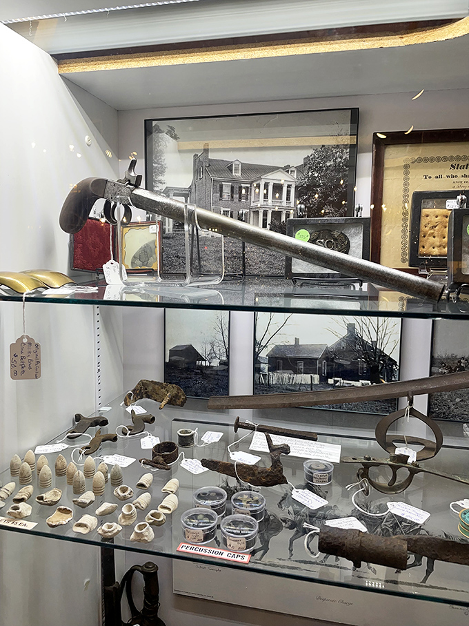 Civil War relics and frontier artifacts tell Tennessee's complex history through tangible remnants that survived generations of American struggle and triumph.