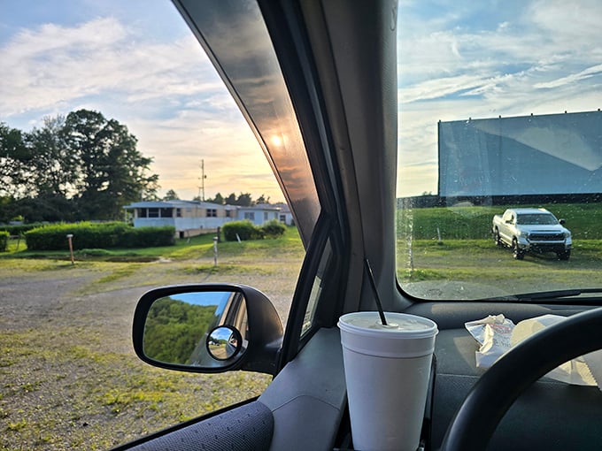 Your dashboard becomes the concession stand, your windshield the perfect frame &ndash; this is premium seating, personal style.