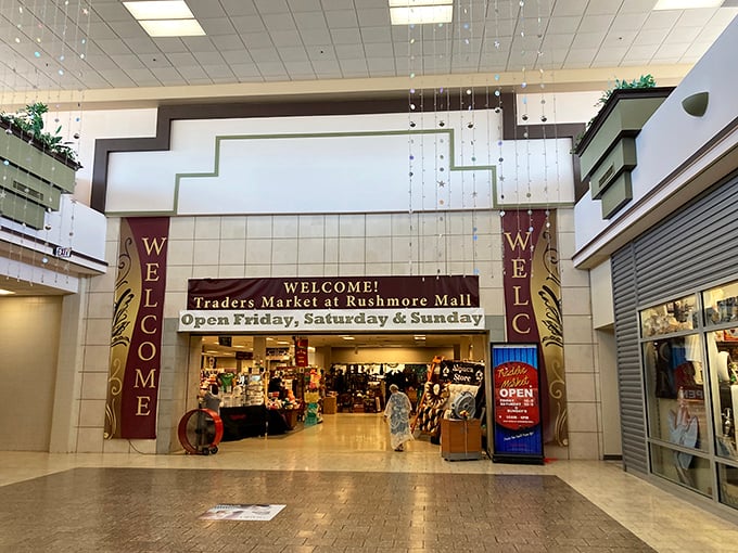 Step through these doors and enter the Narnia of swap meets, where Rushmore Mall transforms into a bazaar of possibilities.