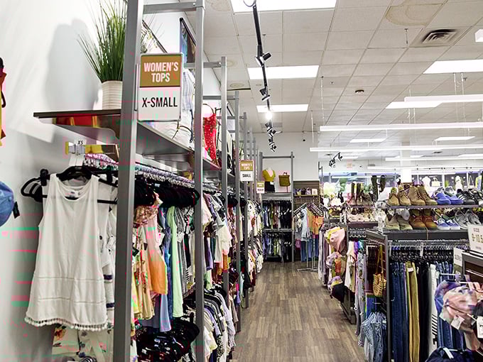 Organization that would make Marie Kondo weep tears of joy. This isn't your grandmother's thrift store&mdash;unless your grandmother was extraordinarily tidy.