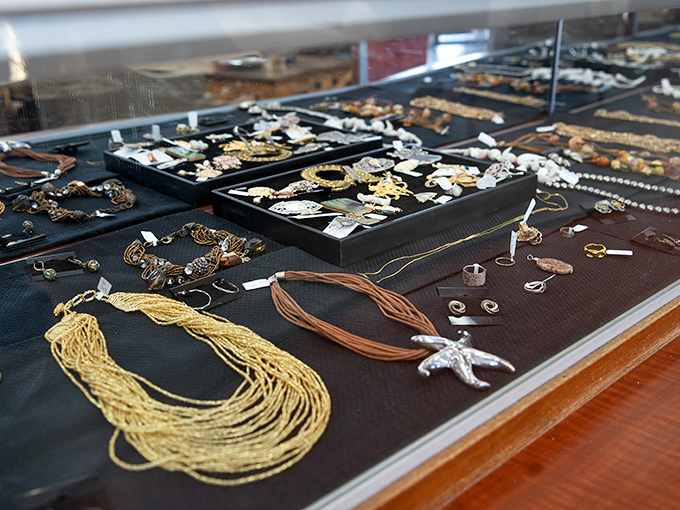 Glittering treasures await in the jewelry section, where yesterday's accessories become tomorrow's conversation pieces&mdash;all while supporting a worthy cause.