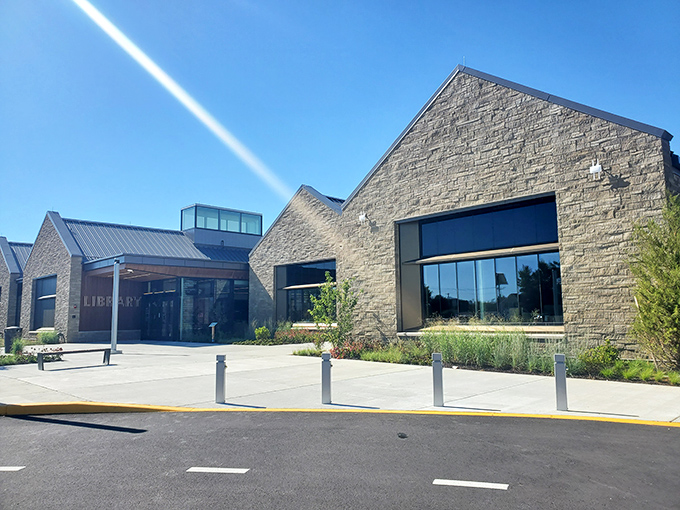 Middletown's modern library proves that small towns can have big ideas. This stone sanctuary of books offers free entertainment when your Social Security check is still days away.