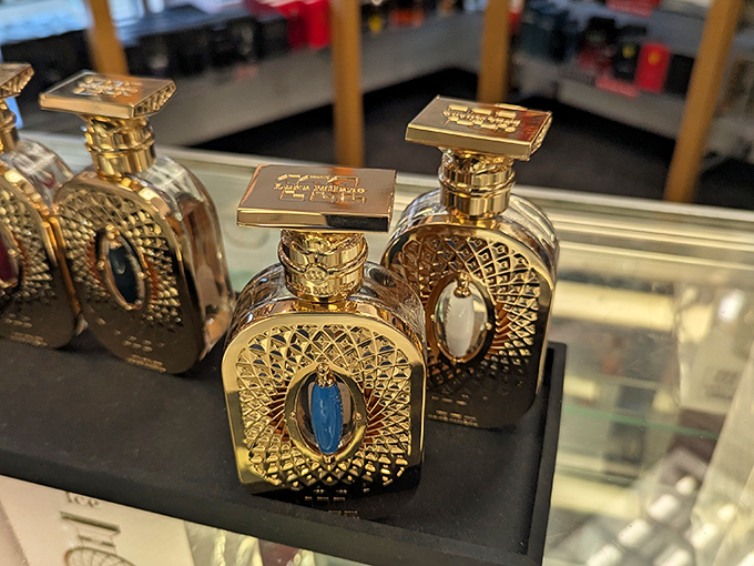 These aren't just perfume bottles; they're tiny works of art. Like liquid jewelry for your vanity that makes everyday spritzing feel like a luxury experience.