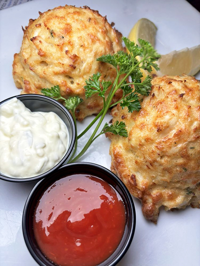 These golden-brown crab cakes are what seafood dreams are made of&mdash;minimal filler, maximum flavor, and served with a side of food euphoria.