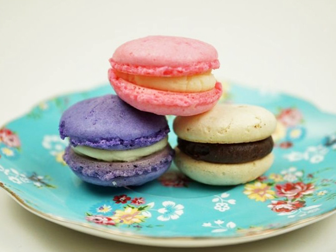 These macaroons aren't just desserts—they're tiny, technicolor masterpieces that make your taste buds feel like they've won the lottery.