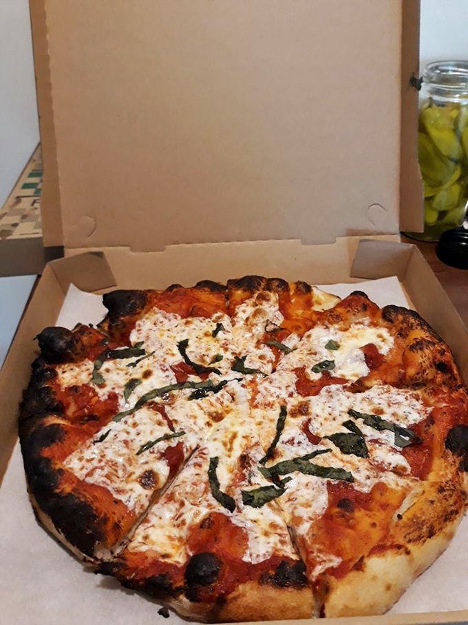 That char! Those basil leaves! This Margherita pizza isn't just food&mdash;it's edible evidence that simplicity, when done perfectly, is revolutionary.