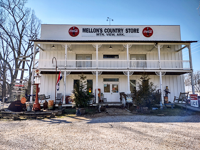 Mellon's Country Store looks like it was plucked straight from a Norman Rockwell painting&mdash;Coca-Cola signs included, nostalgia served daily.